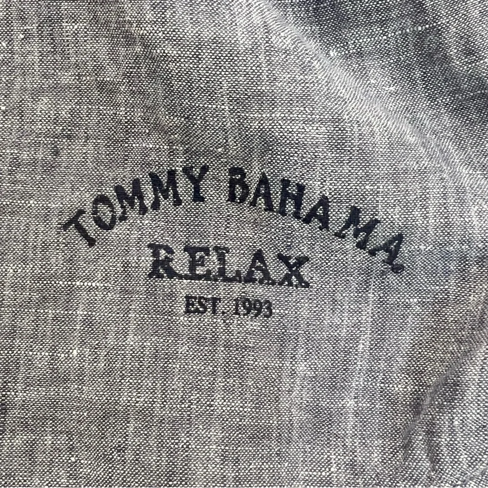 Tommy Bahama | Shirts | Tommy Bahama Blue 0 Linen Button Down Shirt Xxl ...